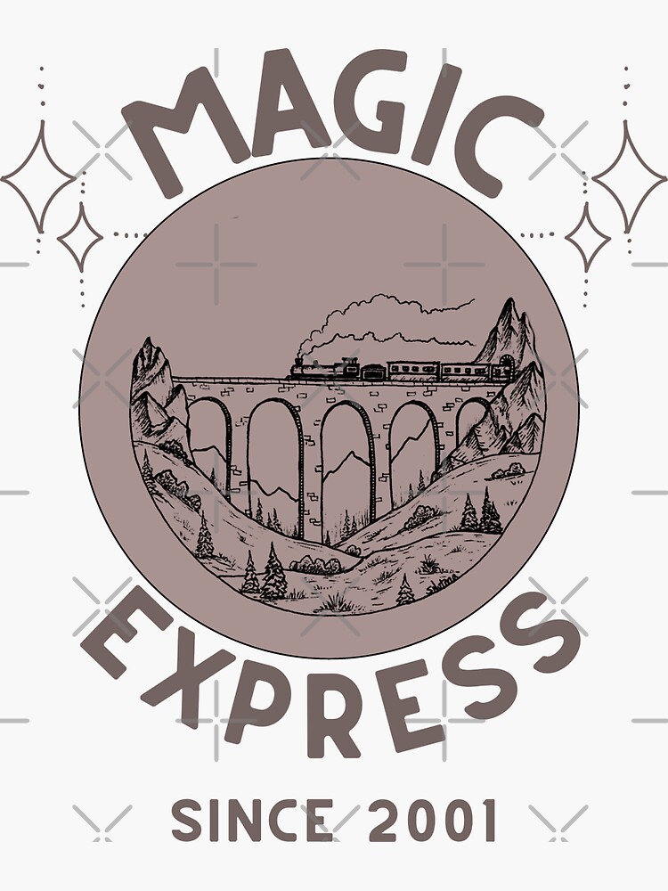 "Harry Magic school train" Sticker for Sale by saddoohpo | Redbubble