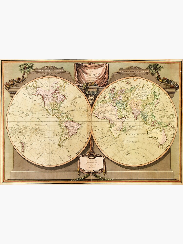"World Map (1808)" Poster for Sale by allhistory | Redbubble