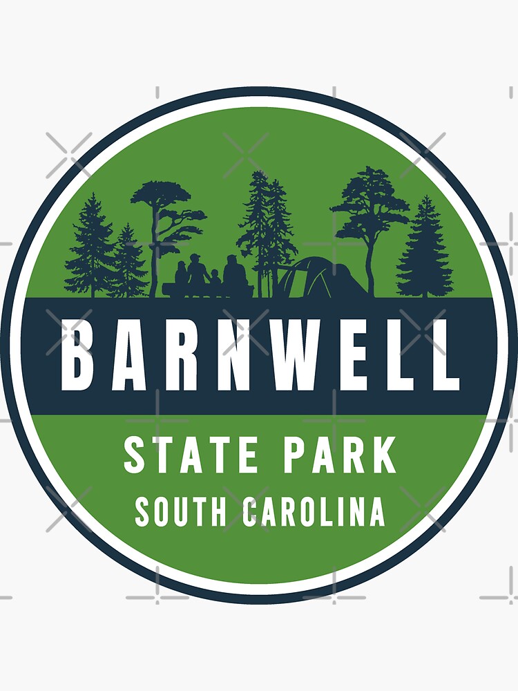 "Barnwell State Park SC Family Logo" Sticker for Sale by VanyaKar ...
