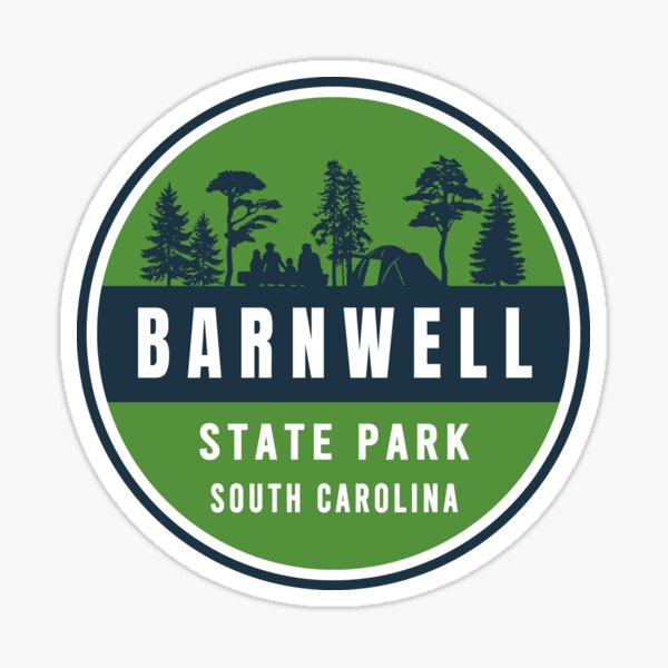 "Barnwell State Park SC Family Logo" Sticker for Sale by VanyaKar ...