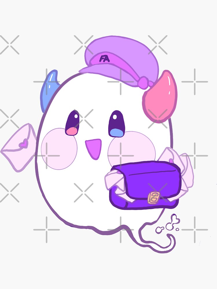 "Baby ghostie " Sticker for Sale by fake-artz | Redbubble