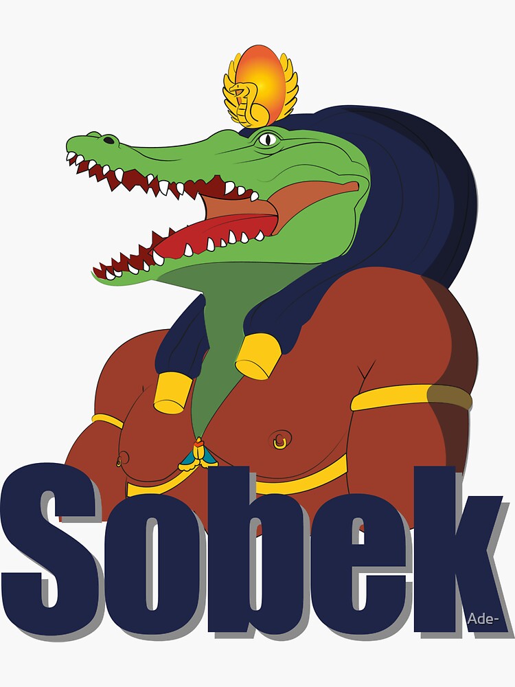 "Sobek" Sticker for Sale by Ade- | Redbubble