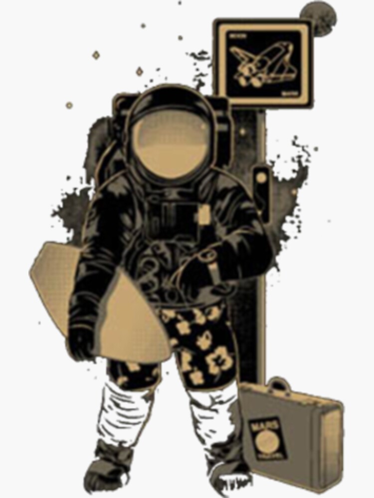 "Astronod premium design" Sticker for Sale by VicenteDcry | Redbubble