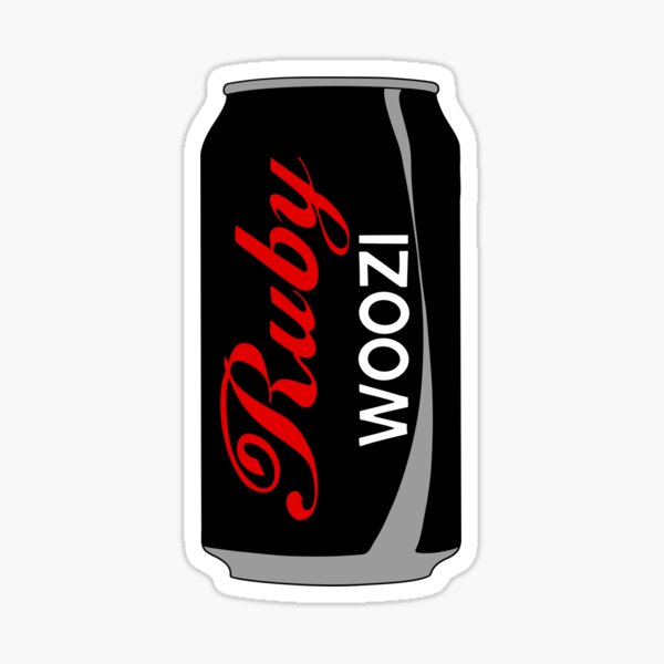 "Ruby-Woozi’s Soda" Sticker for Sale by Aestheticimgco | Redbubble
