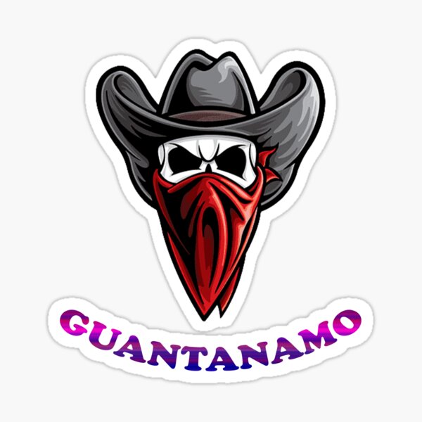 "GUANTANAMO" Sticker for Sale by monetmoon | Redbubble