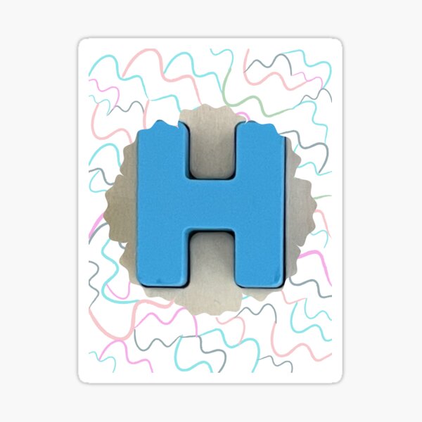 "Letter - H" Sticker for Sale by emartdealz | Redbubble