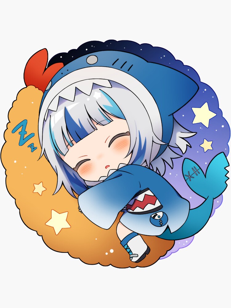 "Chibi Sleeping Gawr Gura | Hololive English Holomyth | Vtuber Virtual ...