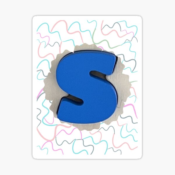 "Letter - S" Sticker for Sale by emartdealz | Redbubble