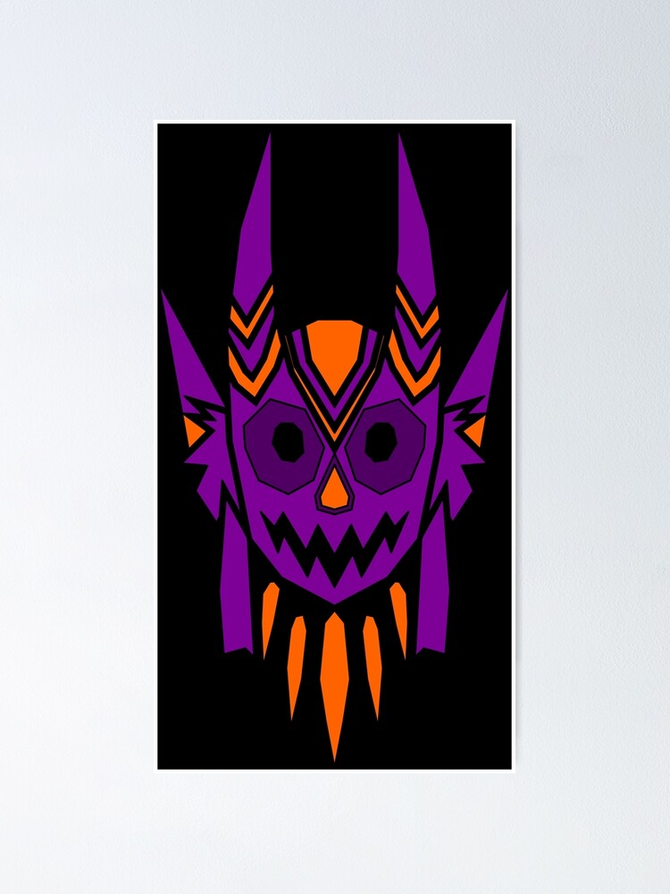 "Humanoid purple masked faces" Poster for Sale by Armando-Zarock ...