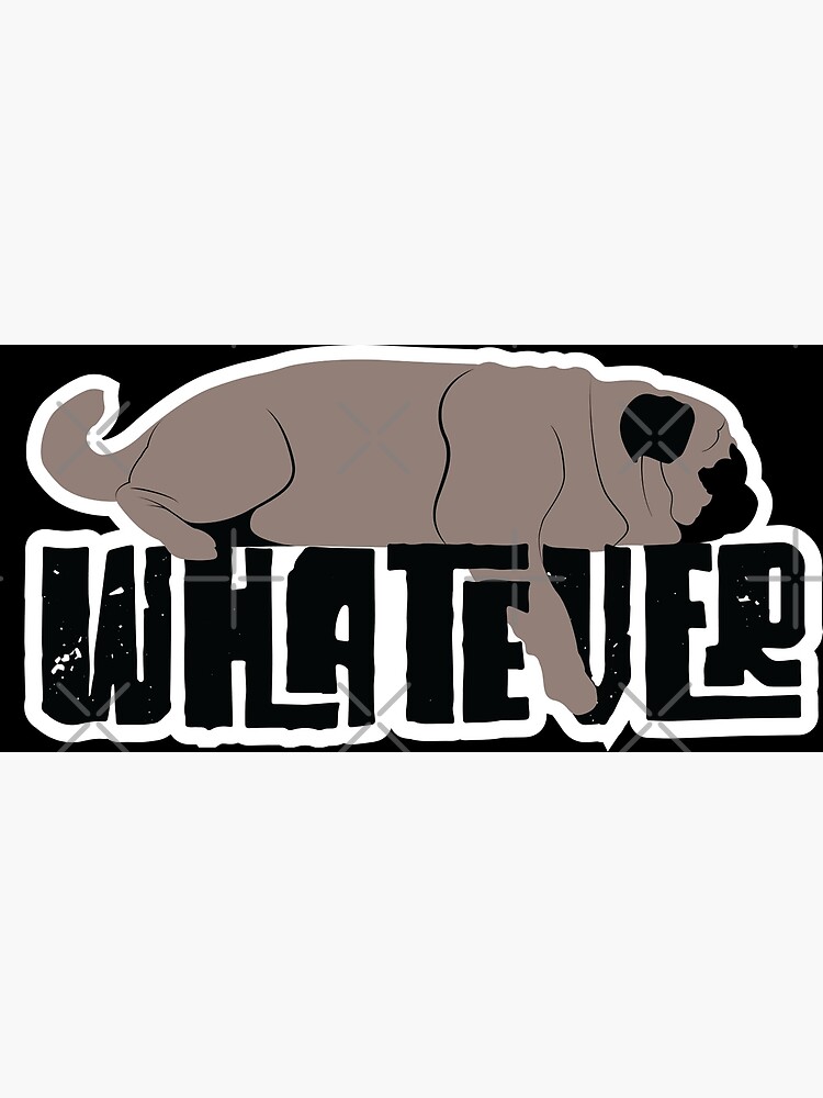 "Whatever (dark backgrounds)" Poster for Sale by Joshenaniganss | Redbubble