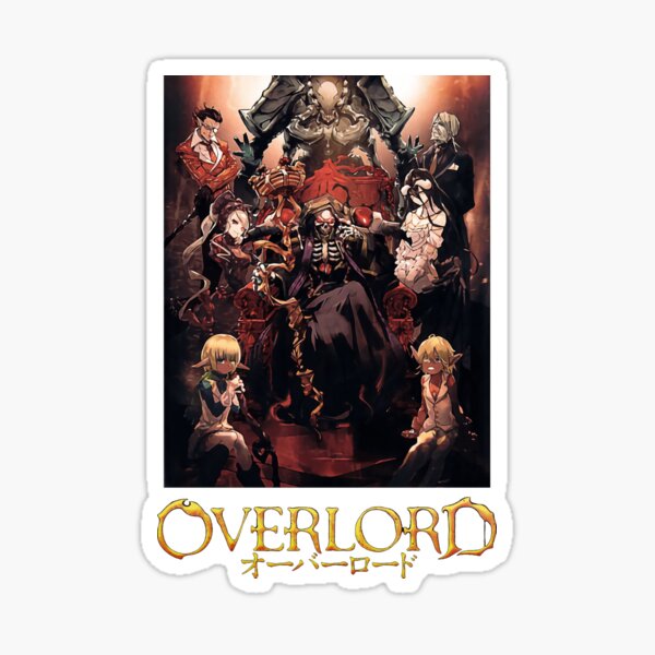 "Overlord Overlord anime Overlord" Sticker for Sale by colicraford ...