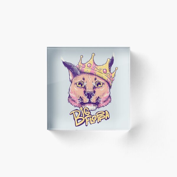 "Da Big Floppa - New Rapper with King Crown | Floppa Cube Flop Flop ...