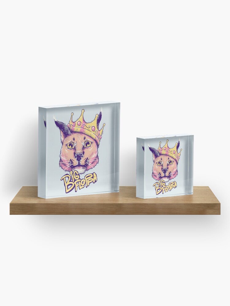 "Da Big Floppa - New Rapper with King Crown | Floppa Cube Flop Flop ...