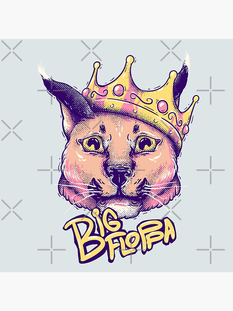 "Da Big Floppa - New Rapper with King Crown | Floppa Cube Flop Flop ...