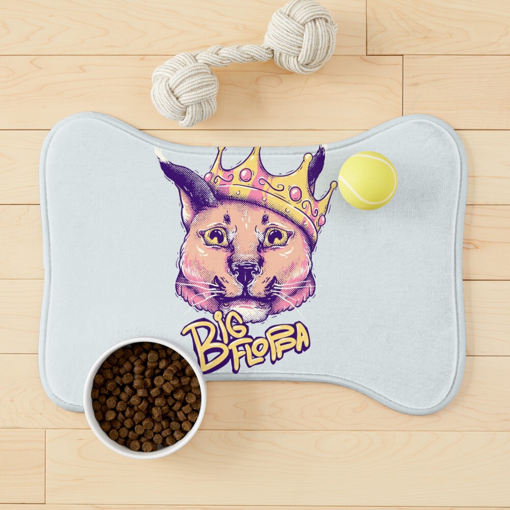 "Da Big Floppa - New Rapper with King Crown | Floppa Cube Flop Flop ...