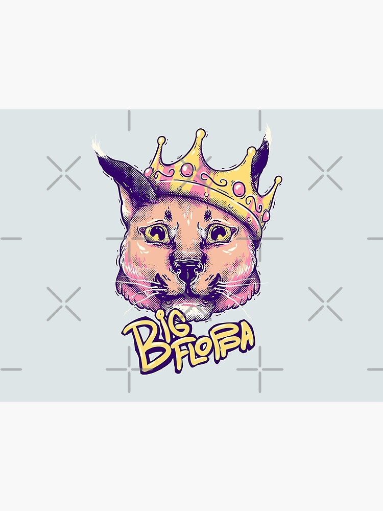 "Da Big Floppa - New Rapper with King Crown | Floppa Cube Flop Flop ...