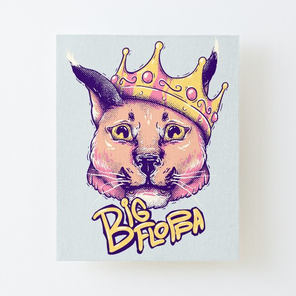 "Da Big Floppa - New Rapper with King Crown | Floppa Cube Flop Flop ...