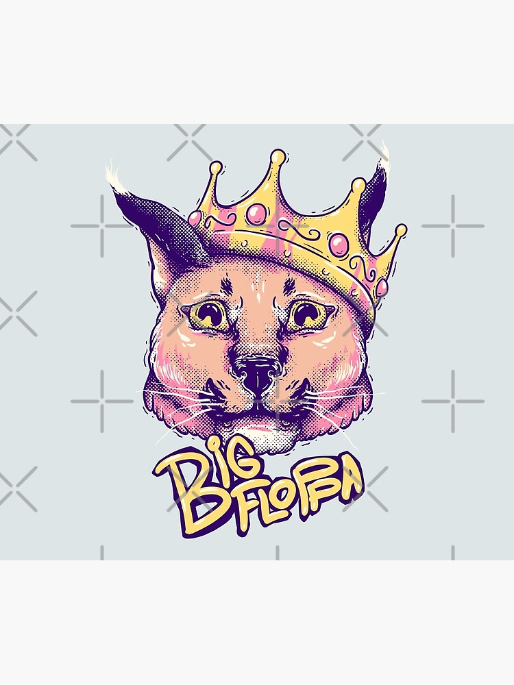 "Da Big Floppa - New Rapper with King Crown | Floppa Cube Flop Flop ...