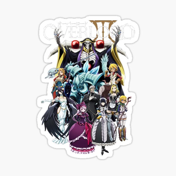 "Overlord Overlord anime" Sticker for Sale by colicraford | Redbubble
