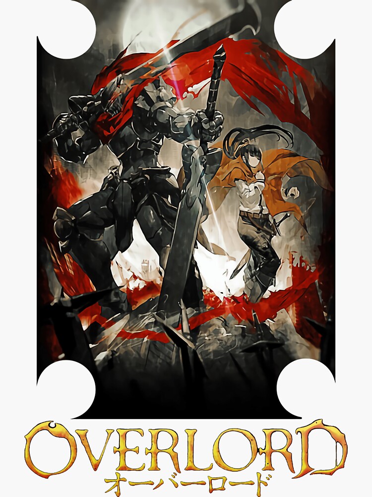 "Overlord Overlord fan" Sticker for Sale by colicraford | Redbubble