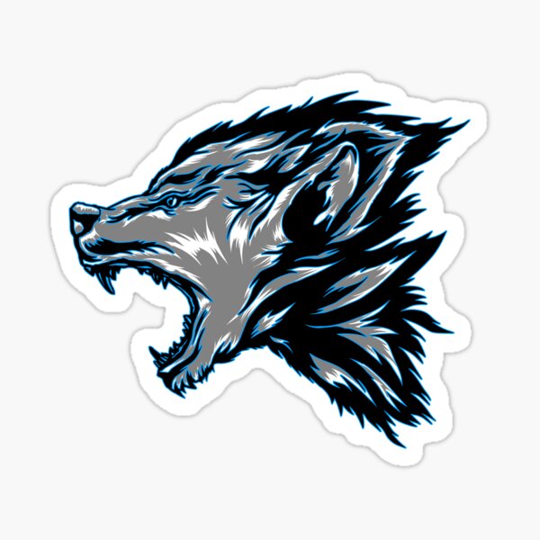 "Lone Wolf" Sticker for Sale by leonard1124 | Redbubble