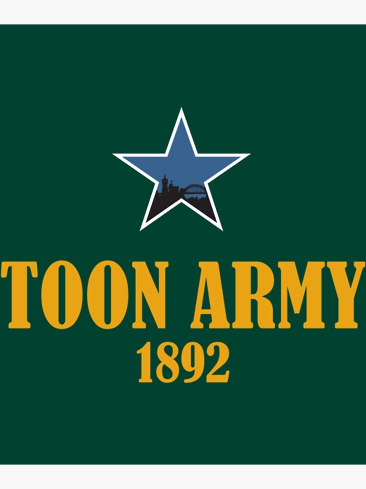 "Toon Army 1892 - Newcastle " Poster for Sale by DRobApparel | Redbubble