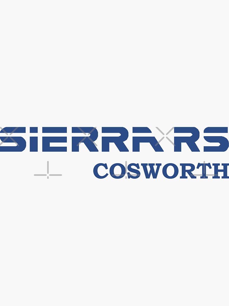 "Sierra Rs Cosworth Merch" Sticker for Sale by CTTDesigns | Redbubble