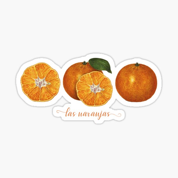 "Las Naranjas, vintage images" Sticker for Sale by dothedamnthing ...