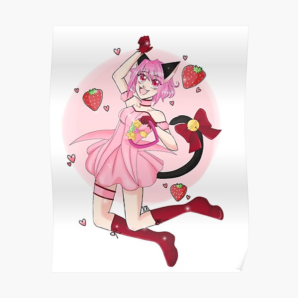 "Momomiya Ichigo Tokyo Mew Mew" Poster for Sale by Kyotsuki-Dawn | Redbubble