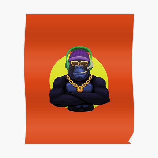 "king kong boss monkey" Poster for Sale by Animalian | Redbubble