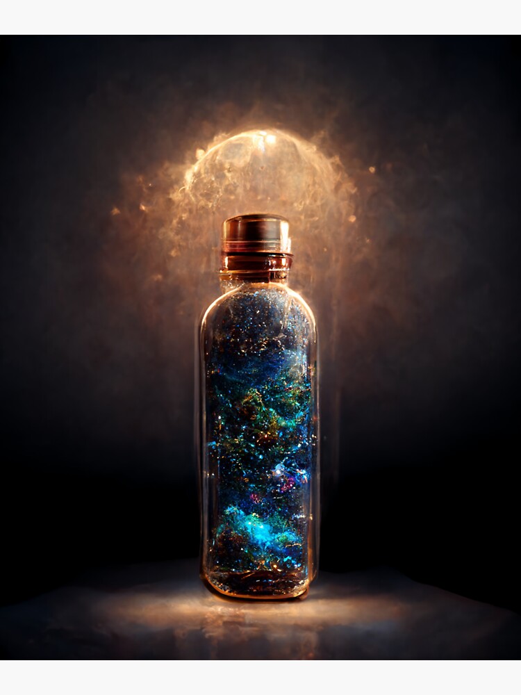 "The Universe Contained in a Glass Bottle Digital Art, Digital art ...