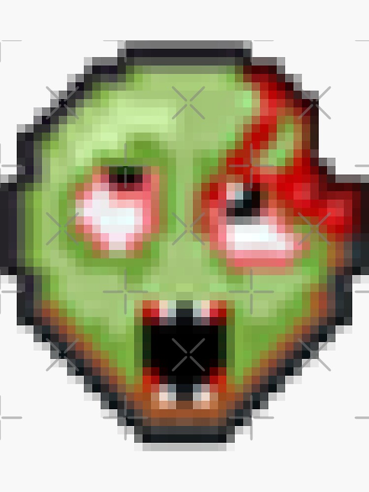 "Zombified moodle, PZ" Sticker for Sale by YHeiba | Redbubble