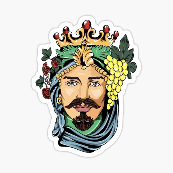 "Testa di Moro" Sticker for Sale by Lokoz | Redbubble