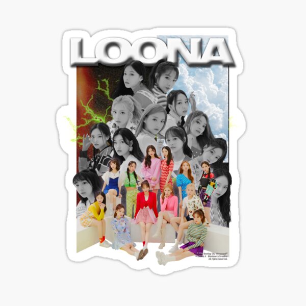 "LOONA _Hula Hoop_ " Sticker for Sale by IvanLuan | Redbubble