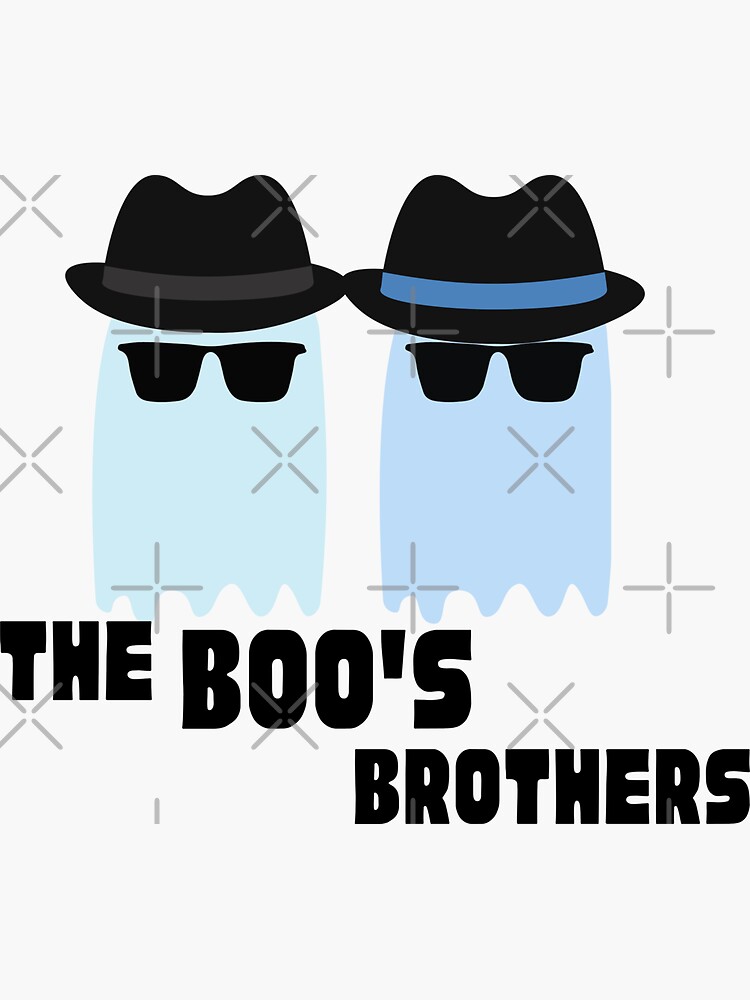 "The Boo's Brothers Jake and Elroy" Sticker for Sale by miyagifactory ...