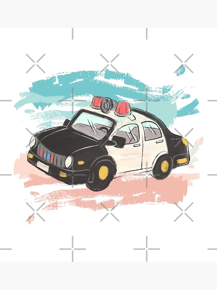 Classic police car Premium Matte Vertical Poster sold by & j recon Llc ...
