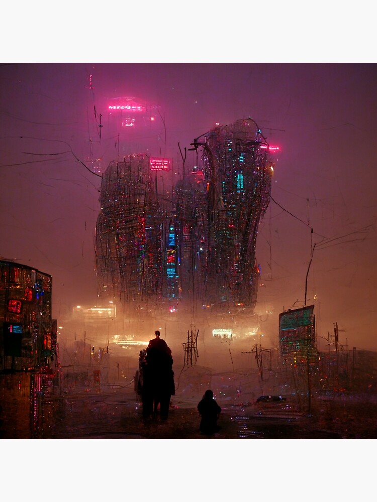 "A Mysterious Dark Figure In A Wretched World" Poster for Sale by ...