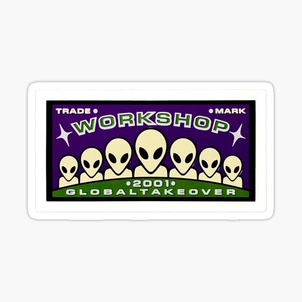 "Alien Workshop Logo" Sticker for Sale by am61811 | Redbubble
