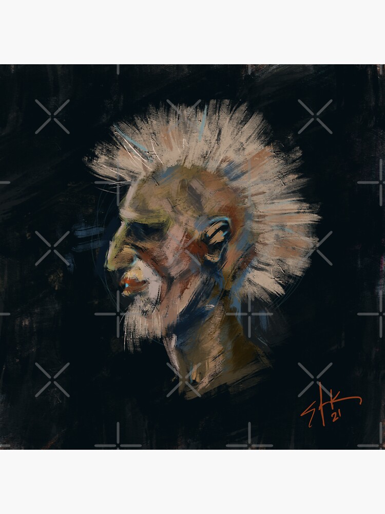 "Punk Head" Sticker for Sale by SFK-workshop | Redbubble