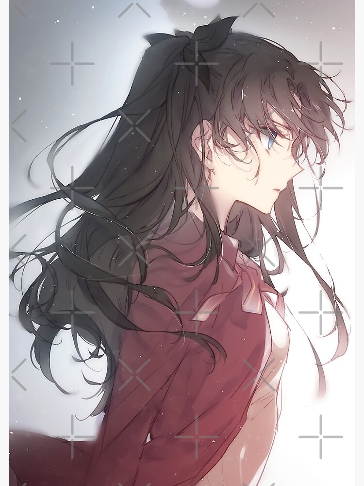 Rin Tohsaka Fate Stay Night Manga Poster For Sale By Zskasherman Redbubble