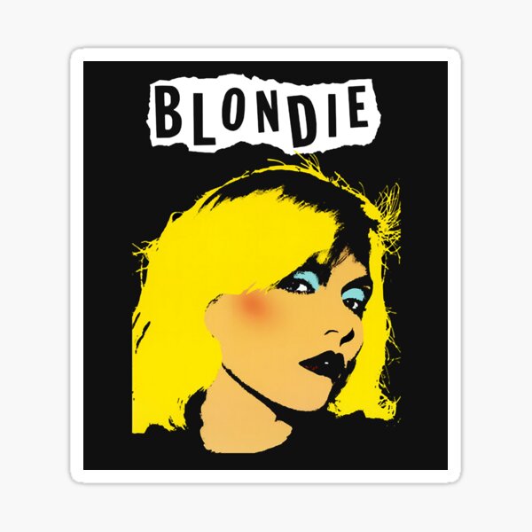 "Newart - Logo Blondie " Sticker for Sale by IllaMazuc97 | Redbubble