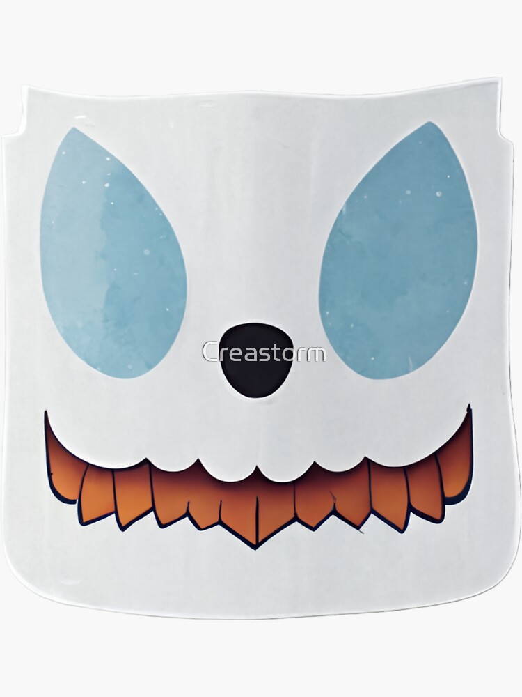 "Ghostface" Sticker for Sale by Creastorm | Redbubble