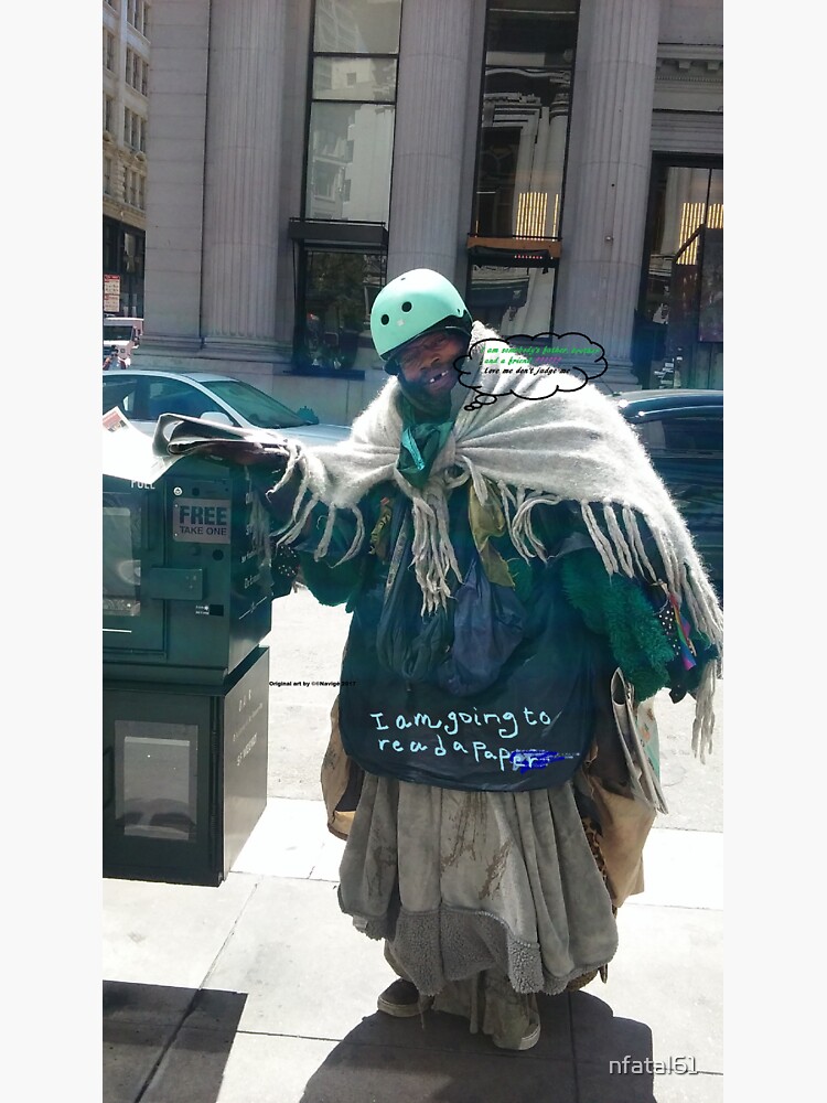 "Creative Homeless" Sticker by nfatal61 | Redbubble