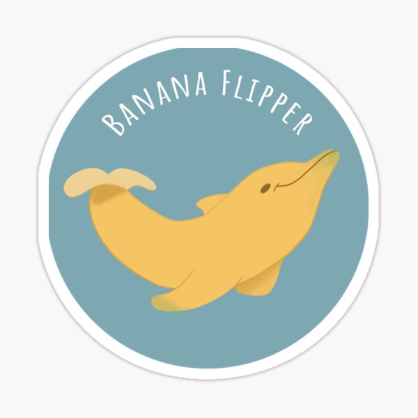 "Banana Flipper" Sticker for Sale by WEEKDROPSTORE | Redbubble