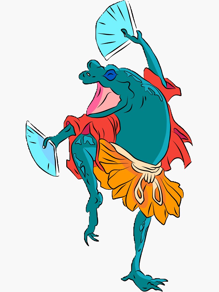 "Goofy toad " Sticker for Sale by Designbygorilla | Redbubble