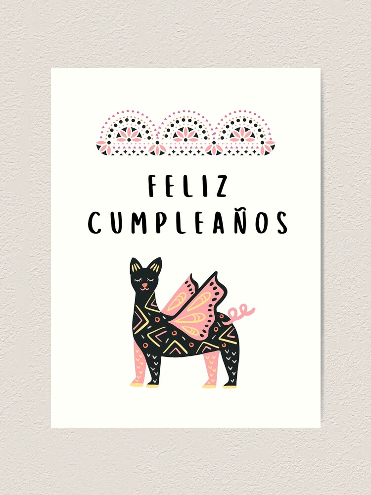 "Feliz cumpleaños (happy birthday in Spanish) (tarjeta de cumpleaños ...