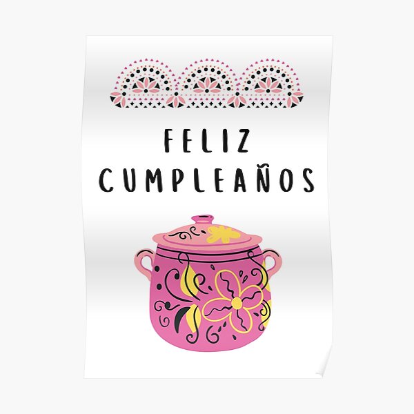 "Feliz cumpleaños (happy birthday in Spanish) (tarjeta de cumpleaños ...