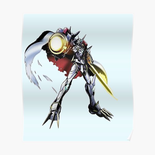 "Mecha Omegamon" Poster for Sale by Mika-Funart | Redbubble