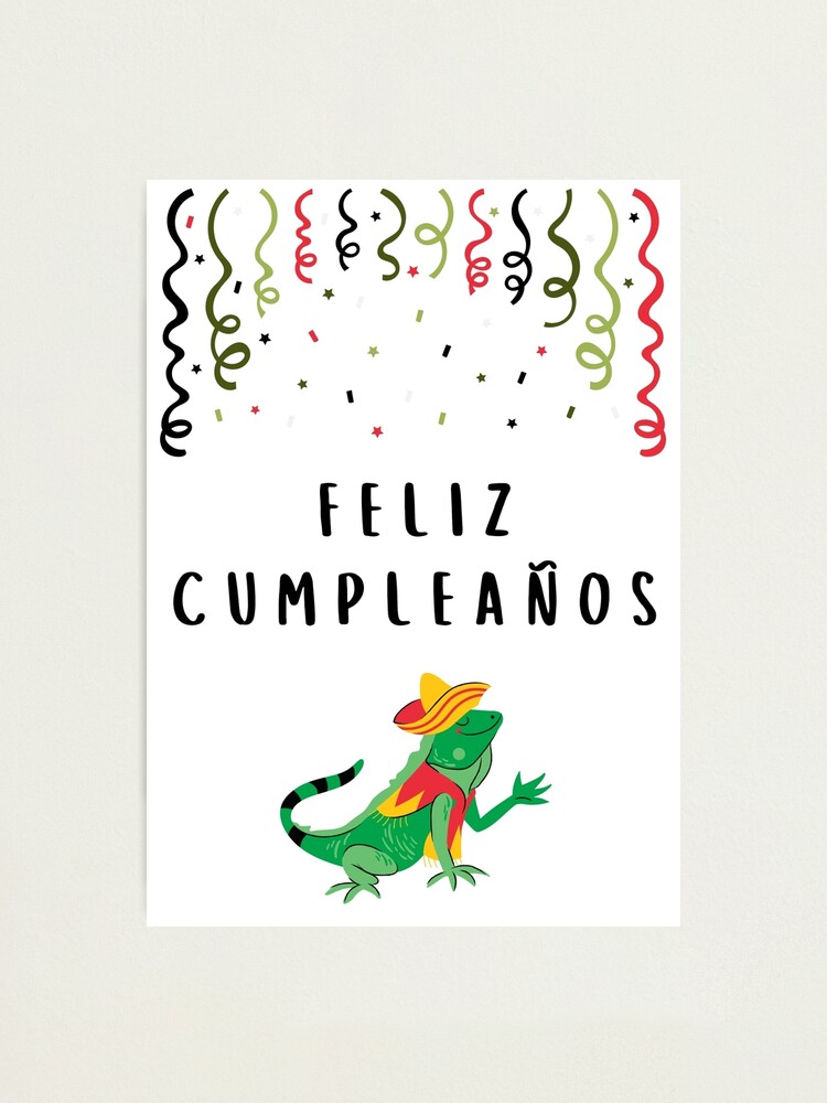 "Feliz cumpleaños (happy birthday in Spanish) (tarjeta de cumpleaños ...