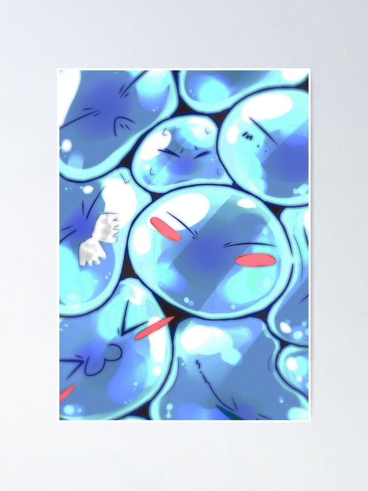 Anime Cute Rimuru Slime Poster For Sale By Vintagestore23 Redbubble